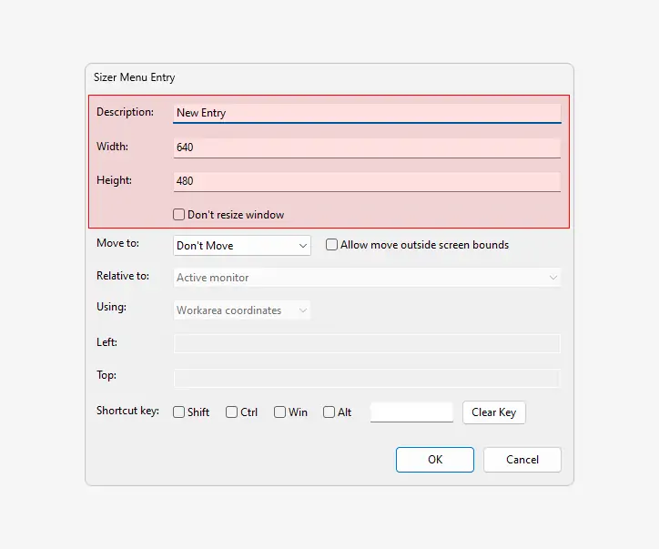 Sizer 사용법 - 윈도우 창 크기 위치 조절 프로그램 - EZis