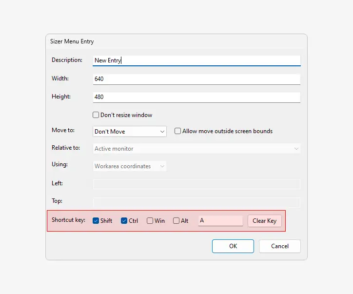 Sizer 사용법 - 윈도우 창 크기 위치 조절 프로그램 - EZis