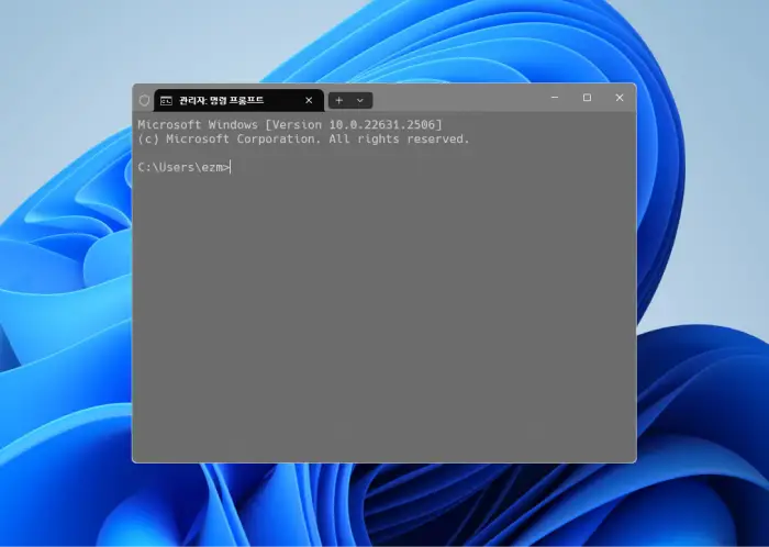 CLI 커맨드 라인 인터페이스 - EZis